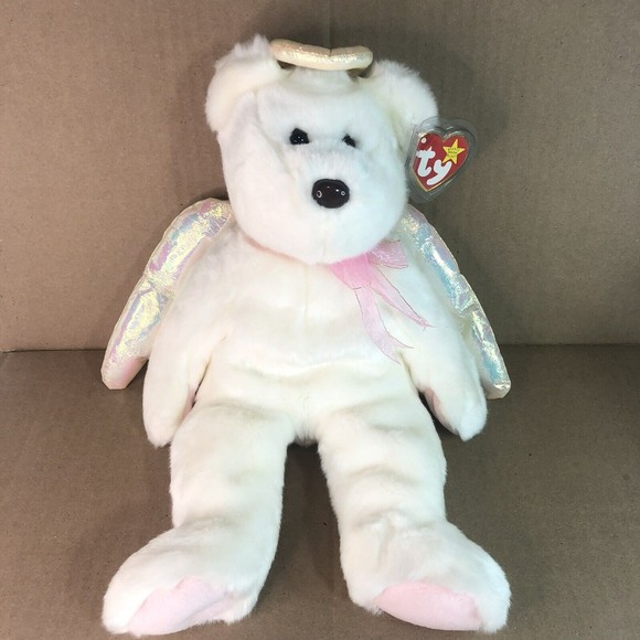 Toys | Ty The Beanie Buddies Collection Halo Rare With Brown Nosebear ...